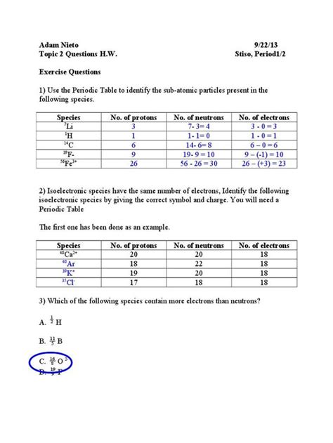 Subatomic Particles Worksheet Answers Printable Word Searches