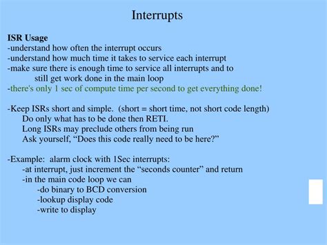 Ppt Interrupts Powerpoint Presentation Free Download Id258295 Ppt Interrupts Powerpoint Presentation Free Download Id258295