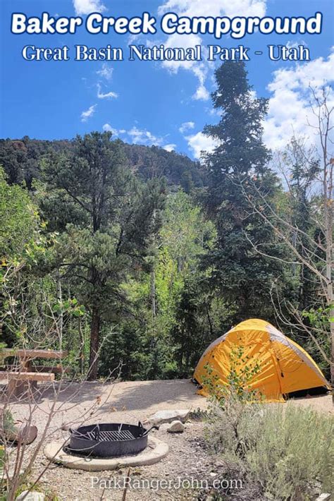Baker Creek Campground Great Basin National Park Park Ranger John
