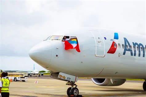 Bernel Simon Makes His Inaugural Return To Antigua As American Airlines Captain Writeups 24