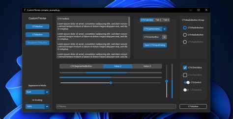 Tomschimanskycustomtkinter A Modern And Customizable Python Ui Library Based On Tkinter In
