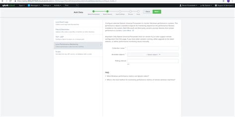 Splunk Add Input