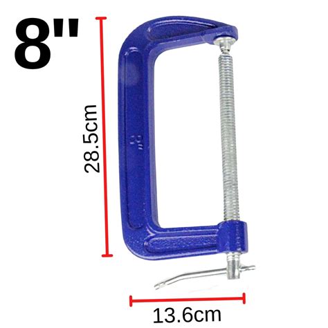 Heavy Duty G Clamp For Woodwork Metalwork Construction G Pengapit Apit G 6 8 10 12 Inch