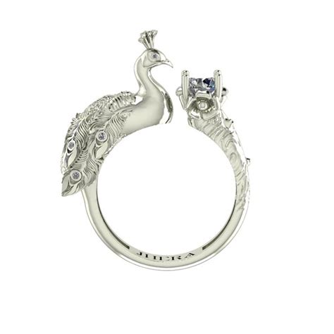 Peacock Ring Etsy