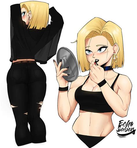 Gothic Android 18 By Toonatti On Deviantart