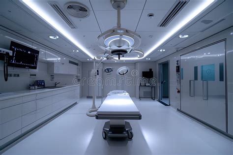 A Cutting Edge Medical Facility Equipped With Advanced Technology Stock Illustration