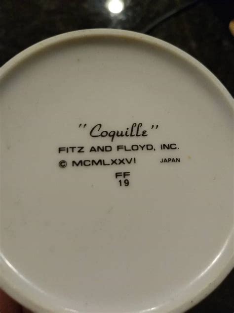 Fitz And Floyd Fine China Pattern Coquille Pieces Sold Separately