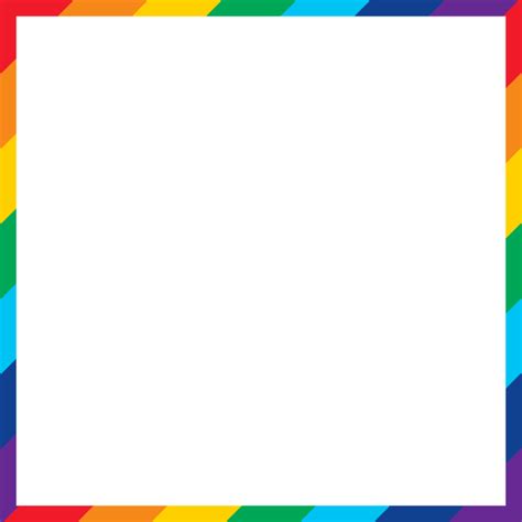 Rainbow Border Pngs For Free Download