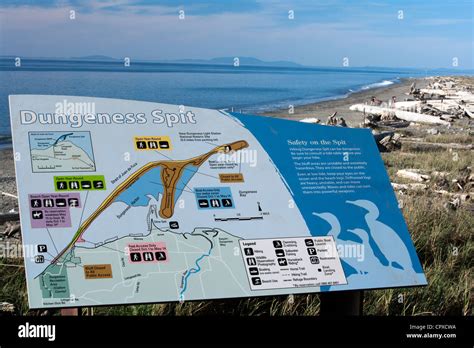 Dungeness Spit Park Sign Dungeness National Wildlife Refuge Sequim