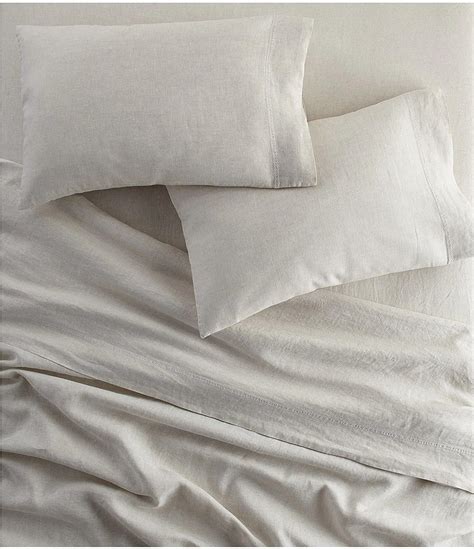 Peacock Alley European Washed Linen Sheet Set Dillards