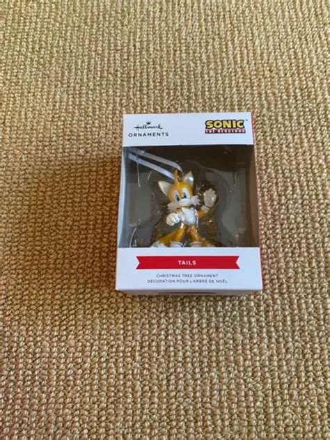 Hallmark Sonic The Hedgehog Tails Red Box Ornament 2022 £1446