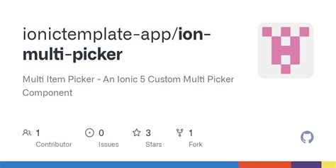 Ion Multi Picker At Master · Ionictemplate Appion Multi Picker · Github
