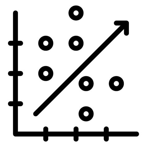 Correlation Line Icon 26561333 Vector Art At Vecteezy