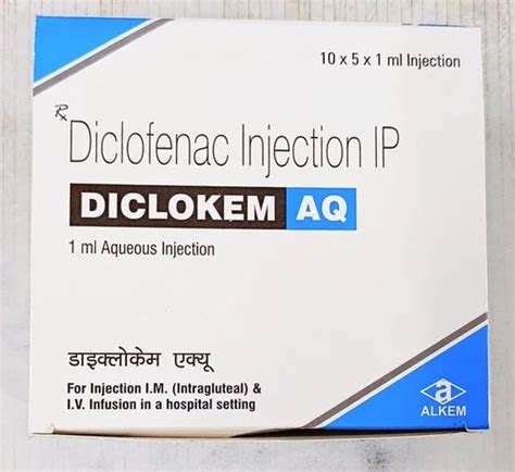 Diclokem Diclofenac Injection At ₹ 190 Box Lucknow Id 2852334434662