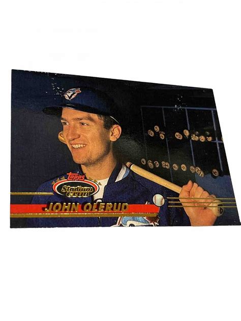 1993 Stadium Club John Olerud 649 Toronto Blue Jays Baseball Card