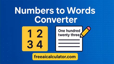 Free Ai Numbers To Words Converter Indian Rupees And Usd