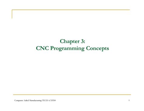 Cnc Chap03 Lecture Notes Chapter 3 Chapter 3 Cnc Programming