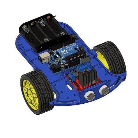 🚗 2wd Smart Car Chassis For Use With Arduino Or Raspberry Pi・ Stl File