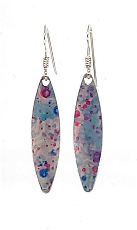 Raindrop Small Ellipse Earrings