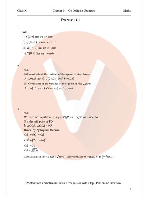 Coordinate Geometry Pdf Classical Geometry Euclidean Plane Geometry