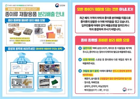 택배 종이상자 이렇게 버려주세요