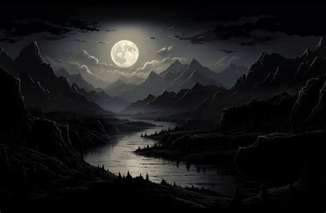 Pin By Rasikaraut On Wallpaper Dark Landscape Scenery Wallpaper