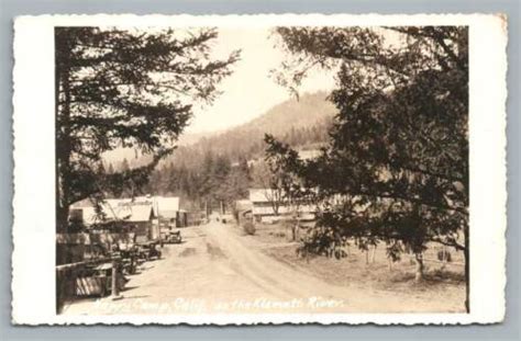 Happy Camp California Rppc Antique Siskiyou County Roadside Photo