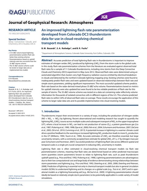 An Improved Lightning Flash Rate Parameterization Developed From