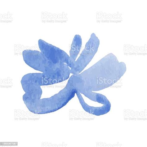 흰색 배경에 고립 된 꽃 아이콘 로고 기호 디자인 현대 브러시 수채화 그림 벡터 0명에 대한 스톡 벡터 아트 및 기타 이미지 0명 개념 기호 그런지 이미지 기법