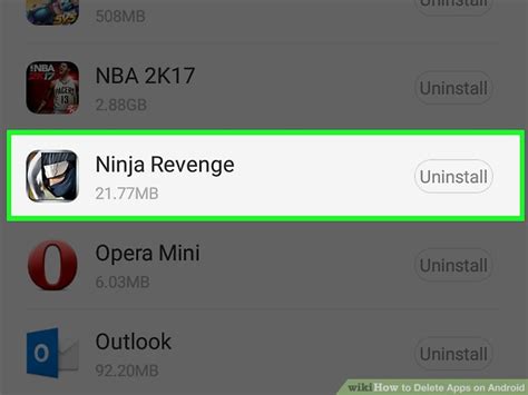 How To Delete Apps On Android Steps With Pictures Wikihow