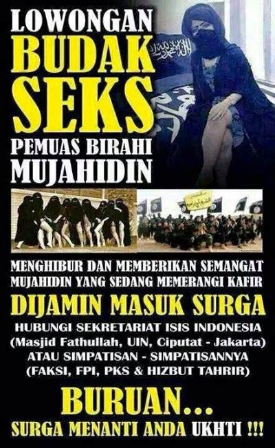 Beredar Lowongan Jadi Budak Seks Isis Cb Magazine