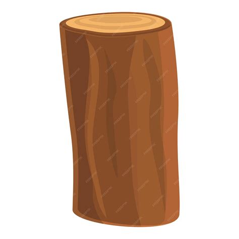 Premium Vector Tree Trunk Icon Cartoon Of Tree Trunk Vector Icon For