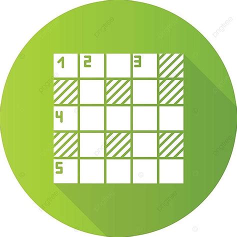 Mathematical Puzzle Icon With Sudoku Number Placement And Mental Exercises Vector Long Shadow