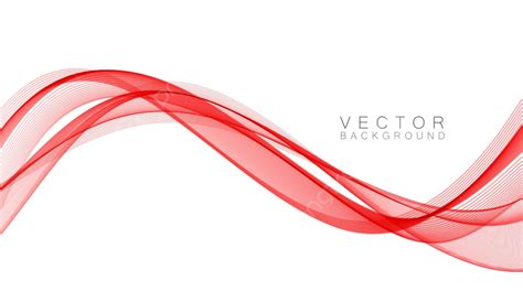 Abstract Vector Background Red Business Graphic Internet Wave