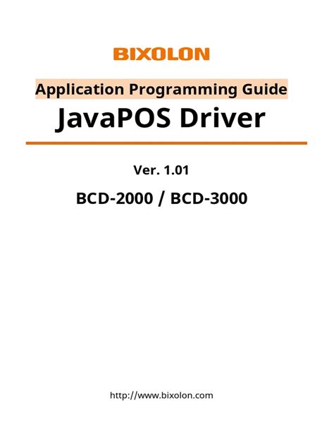 Manual Javapos Linedisplay English V101 Pdf Parameter Computer