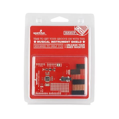 Musical Instrument Shield Retail Sparkfun RTL 10780 Core