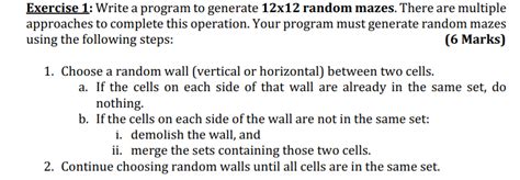 Solved Exercise 1 Write A Program To Generate 12x12 Random