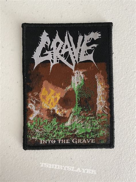 Grave — Into The Grave Woven Patch Tshirtslayer Tshirt And