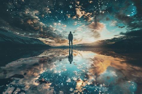 Premium Photo Using Reflection Or Mirroring Techniques To Showca