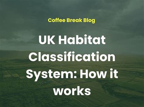 The Uk Habitat Classification System How It Works Land App
