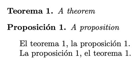 Cleveref Add A Different Spanish Definite Article To A Cross