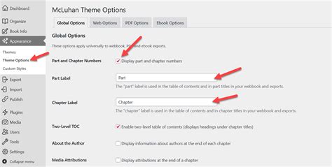 Numberless Chapters Invisible Parts And Customizable Section Labels University Of Arkansas