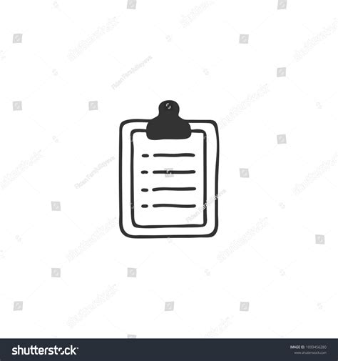 Check List Survey Vector Icon Stock Vector Royalty Free Shutterstock