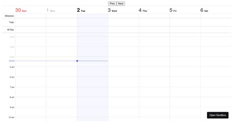Toast Ui React Calendar Examples CodeSandbox Toast Ui React Calendar Examples CodeSandbox