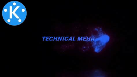 How To Make Text Cool Particle Animation Intro In Kinemaster How To Make Light Text Animation
