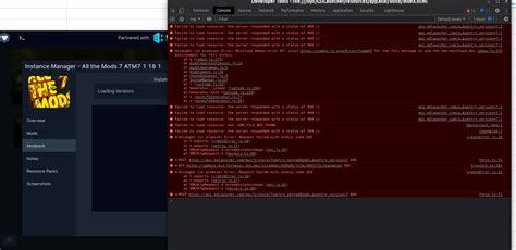 Launcher Can Not Load Mod Versions Changelog Is Loaded Correctly But Post Request To GDLauncher