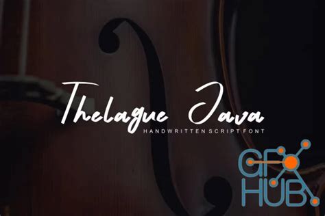 Thelague Java Handwritten Script Font 27746 Thelague Java Handwritten Script Font 27746