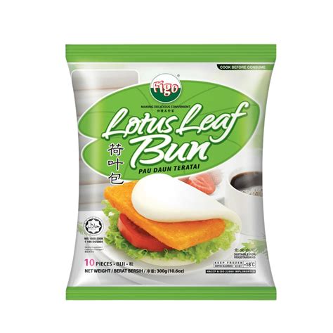 Figo Lotus Leaf Hirata Bun 300g — Food For Foodies