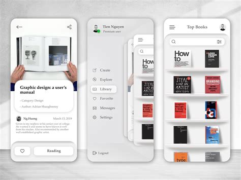 Book Social Network In 2024 App Interface Design App Design Layout Book Library App