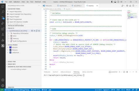 Vs Code Import Example From Mcuxpresso Repository Mcu On Eclipse